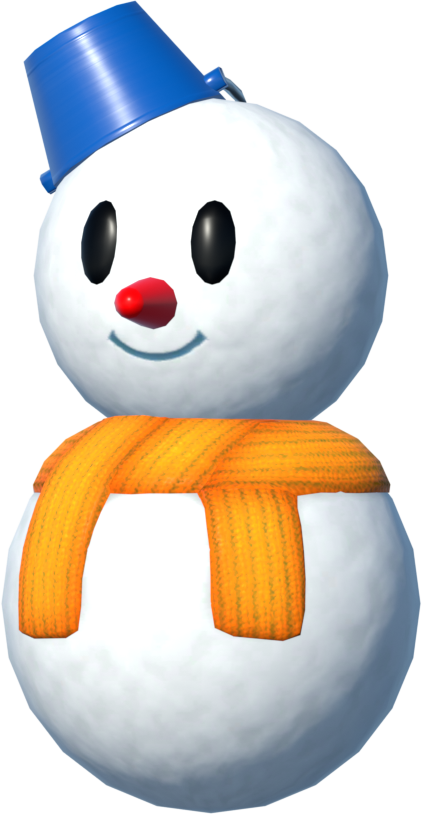 File:MK8 Asset Model Snowman.png - Super Mario Wiki, the Mario encyclopedia