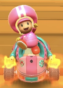 File:MKT Pink Toad Pit Crew Trick.png - Super Mario Wiki, the Mario ...