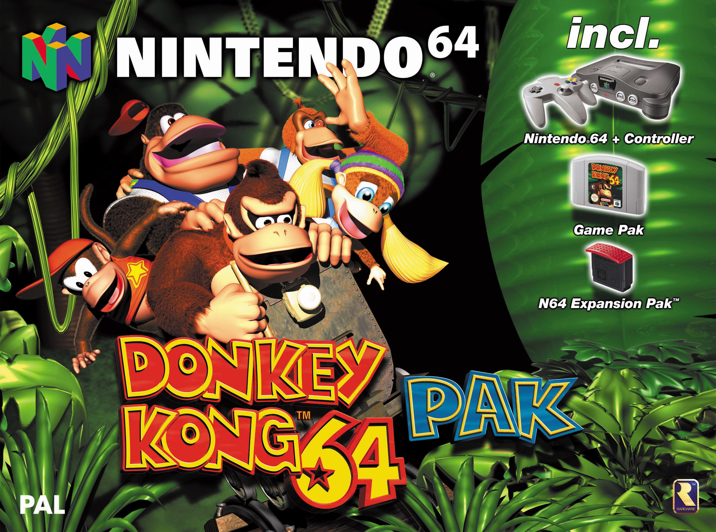 File:N64 DK64 Pak Bundle.jpg - Super Mario Wiki, the Mario encyclopedia
