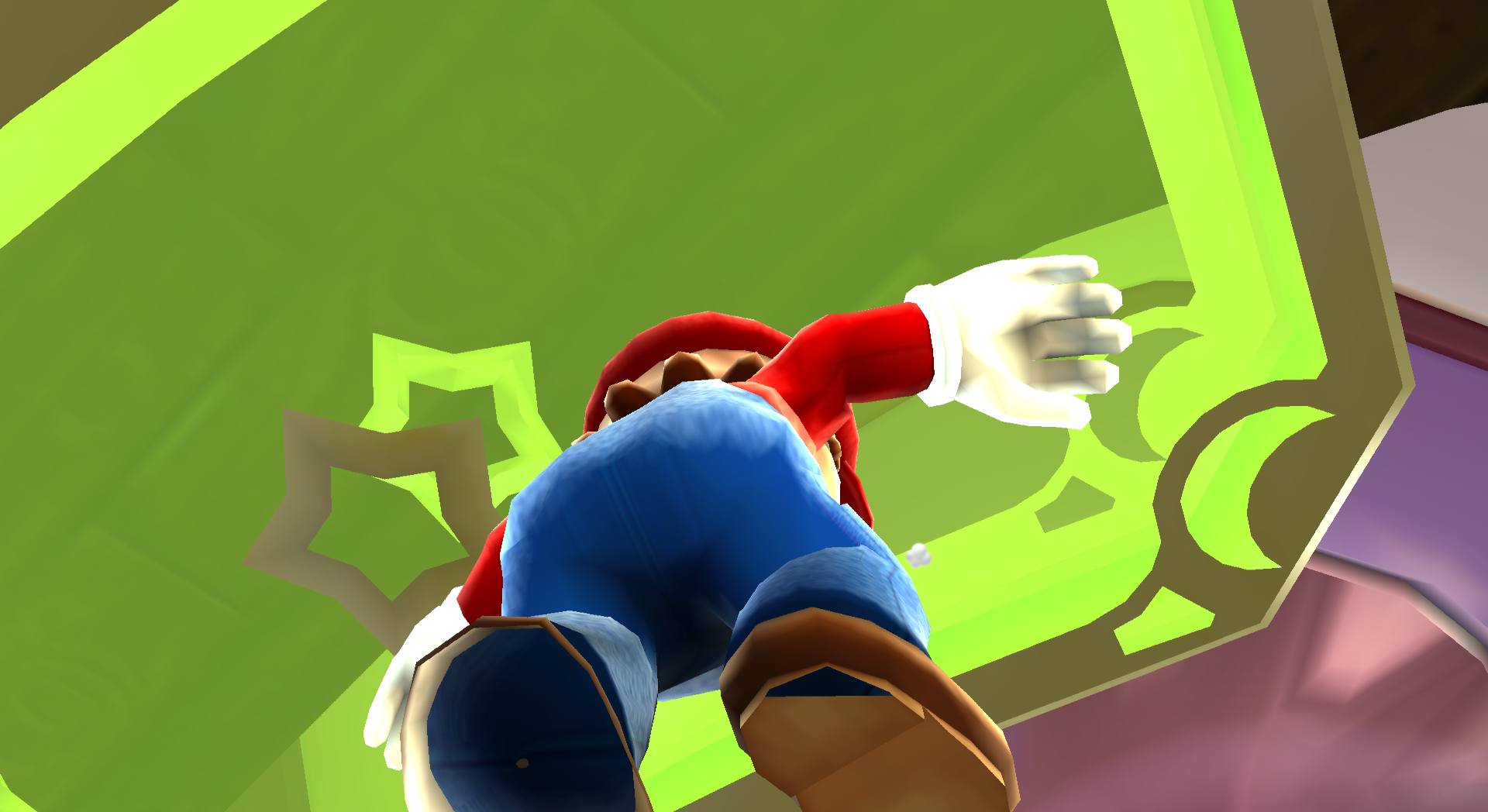 File:SMG Fall Twice Glitch.png - Super Mario Wiki, the Mario encyclopedia