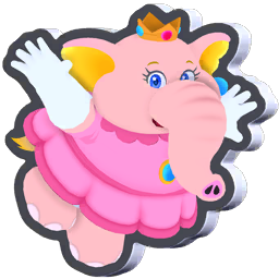 File:Standee Elephant Peach.png - Super Mario Wiki, the Mario encyclopedia