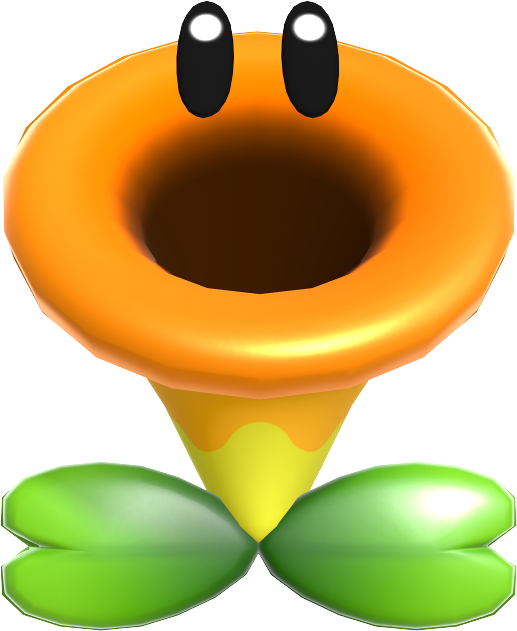 File:Talking Flower model SMBW.png - Super Mario Wiki, the Mario ...