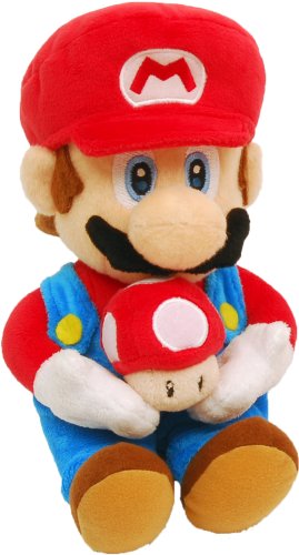 File:Mario With Mushroom Plush.jpg - Super Mario Wiki, the Mario ...