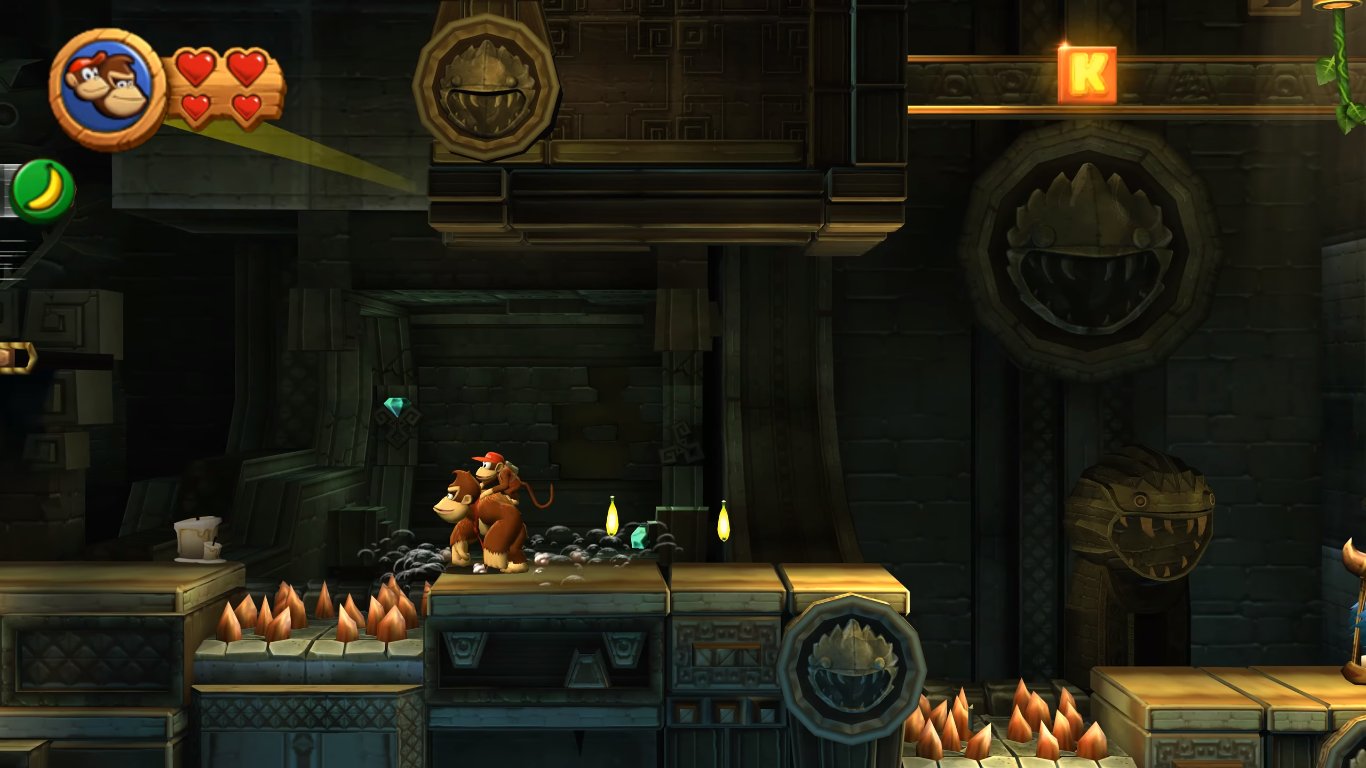 File:DKCR Itty Bitty Biters Letter K.png - Super Mario Wiki, the Mario ...