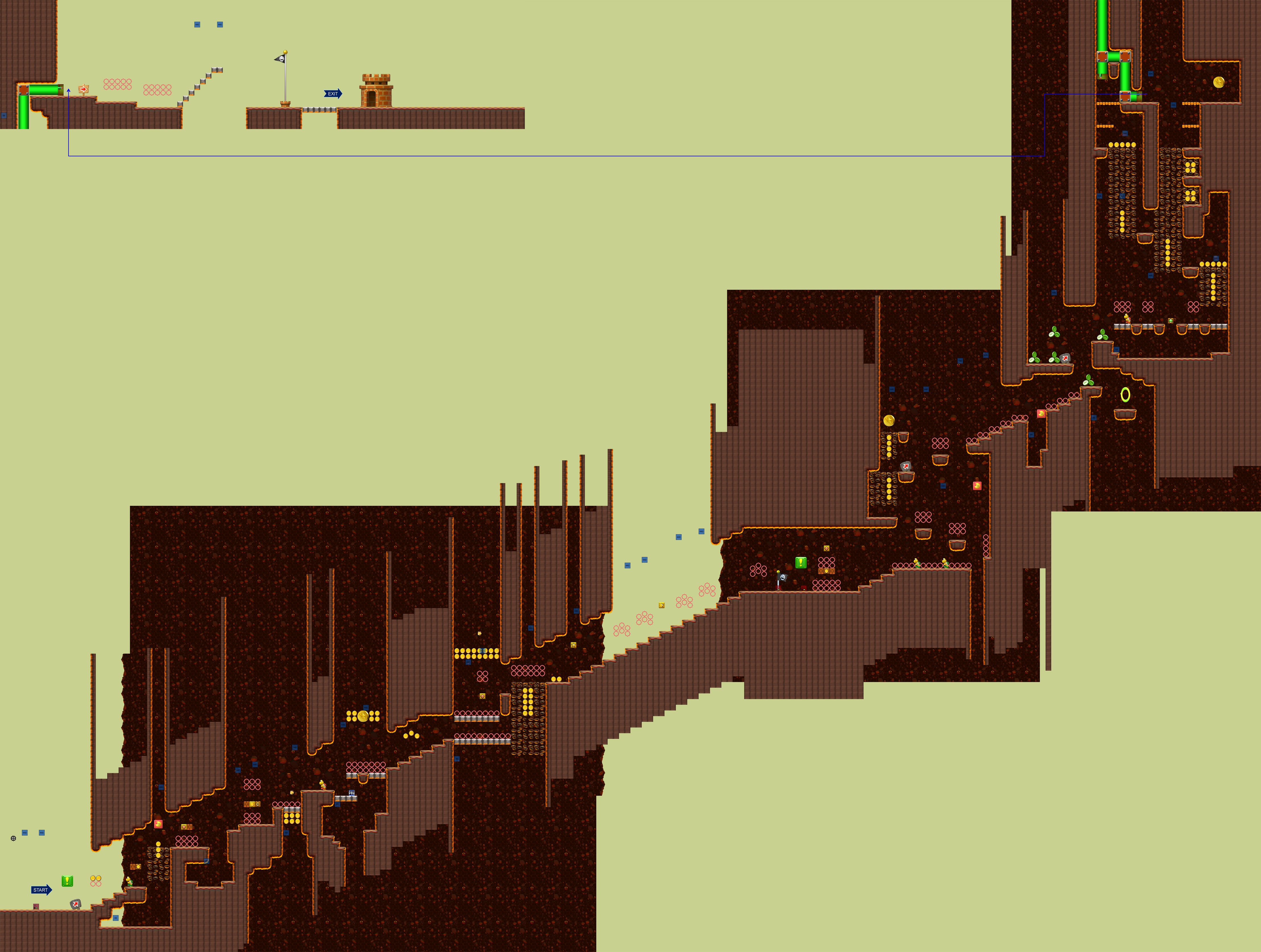 File:NSMBU Firefall Cliffs Map.jpg - Super Mario Wiki, the Mario ...