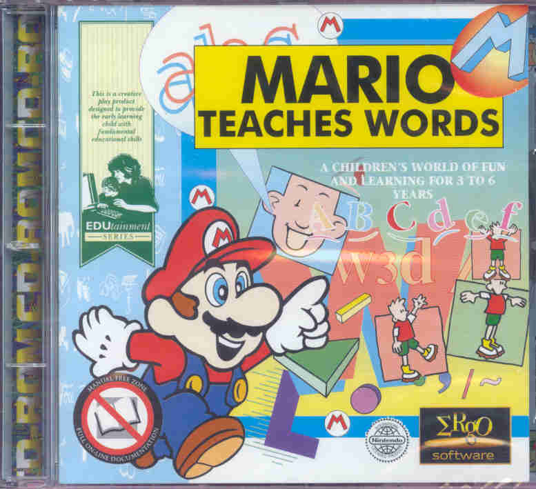 File:Mario Teaches Words PC cover.jpg - Super Mario Wiki, the Mario ...