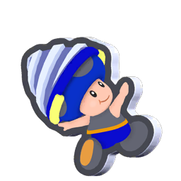 File:Standee Drill Blue Toad.png - Super Mario Wiki, the Mario encyclopedia