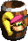 File:Dixie Barrel.png - Super Mario Wiki, the Mario encyclopedia