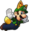 File:PDSMBE-FoxLuigi.png - Super Mario Wiki, the Mario encyclopedia