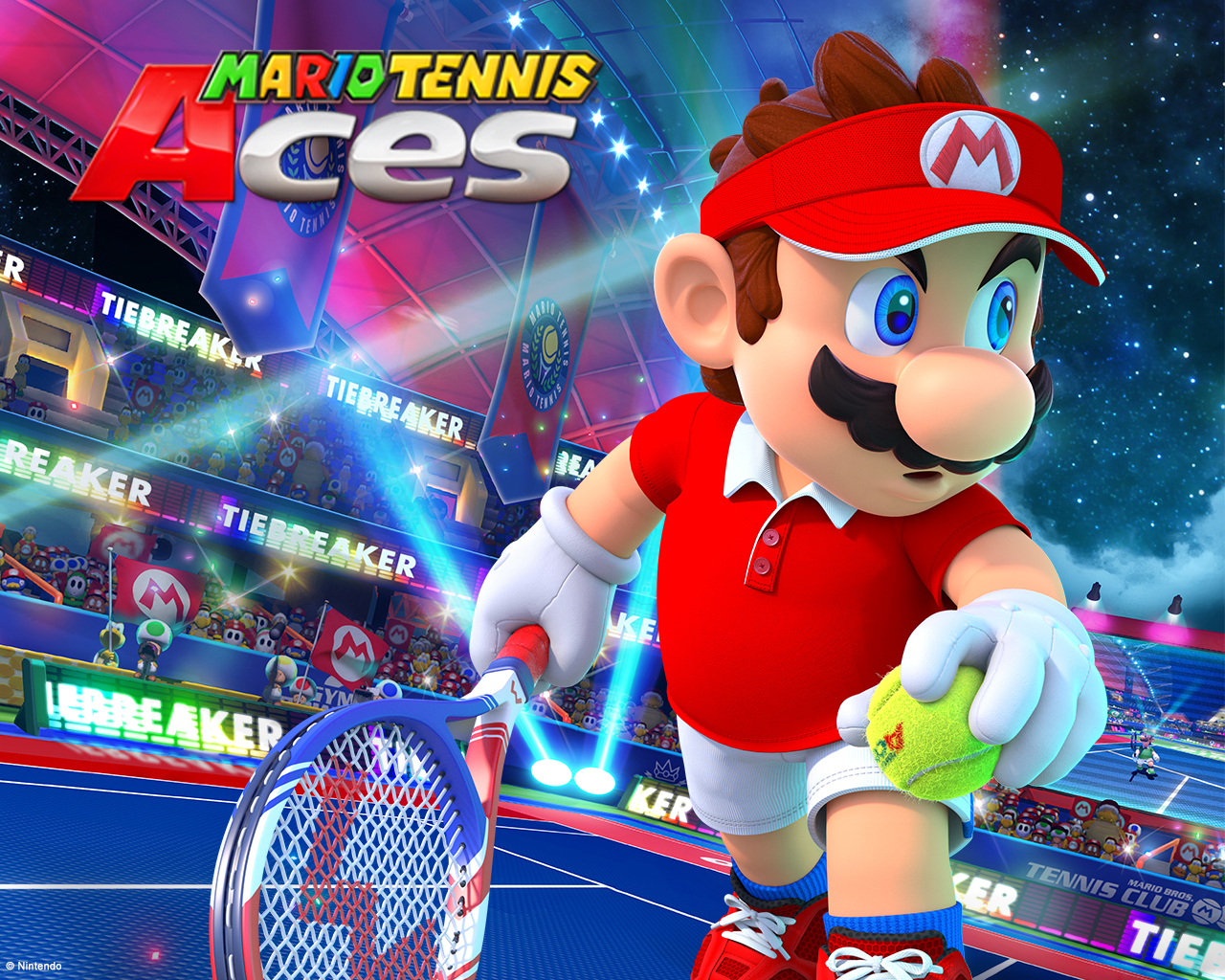 File:Mario Tennis Aces Wallpaper 1280X1024.jpg - Super Mario Wiki, the ...