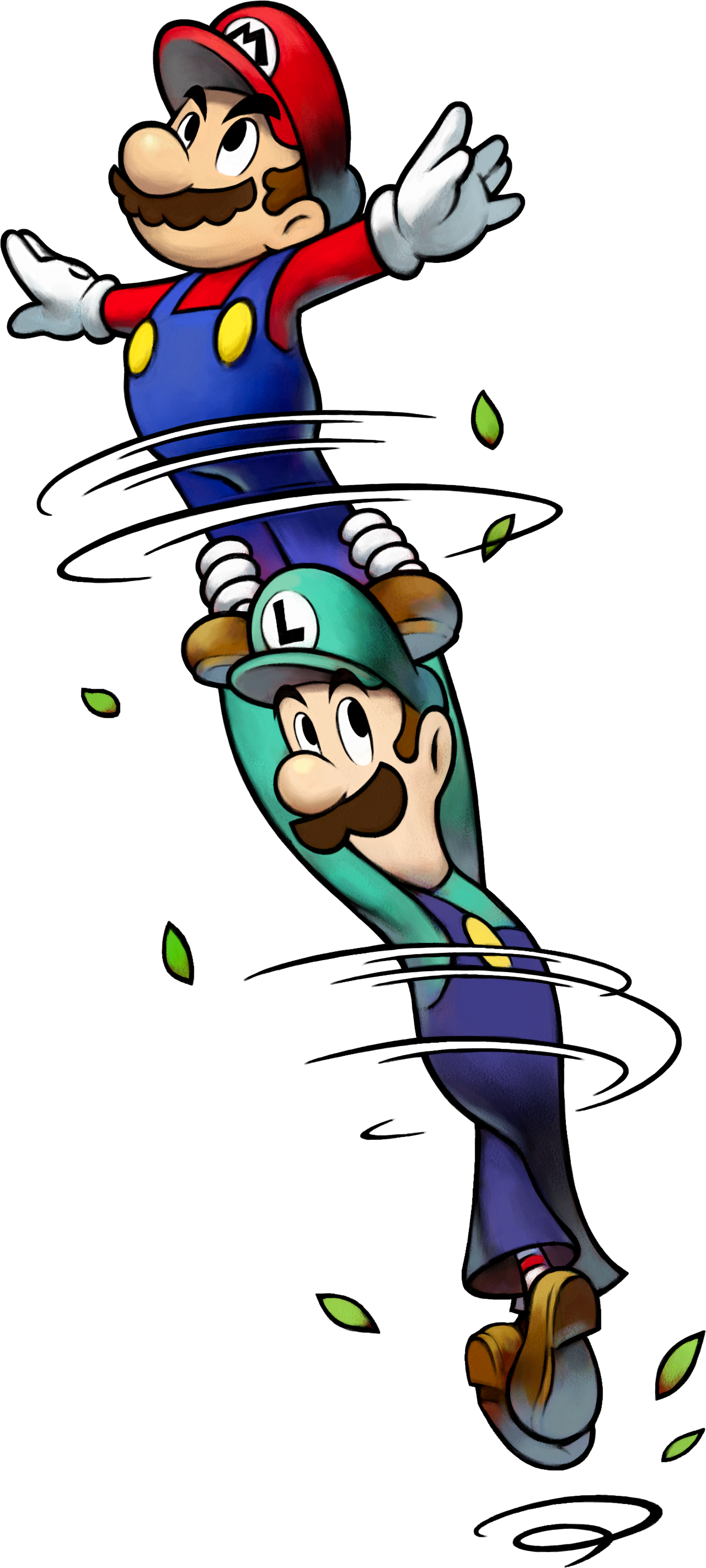 File:Mario and Luigi Spin Jump BiS.png - Super Mario Wiki, the Mario ...
