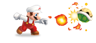 File:NSMB2 Fire Mario Fireballs.png - Super Mario Wiki, the Mario ...