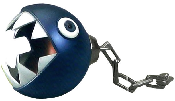 File:Chain Chomp render (TSMBM).png - Super Mario Wiki, the Mario encyclopedia