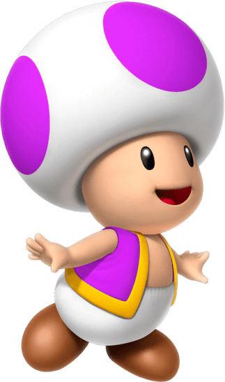 File:Purple toad general3d.png - Super Mario Wiki, the Mario encyclopedia