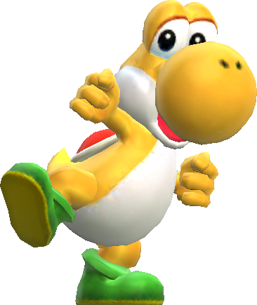 File:SMRYellowYoshiCourseClear.png - Super Mario Wiki, the Mario ...