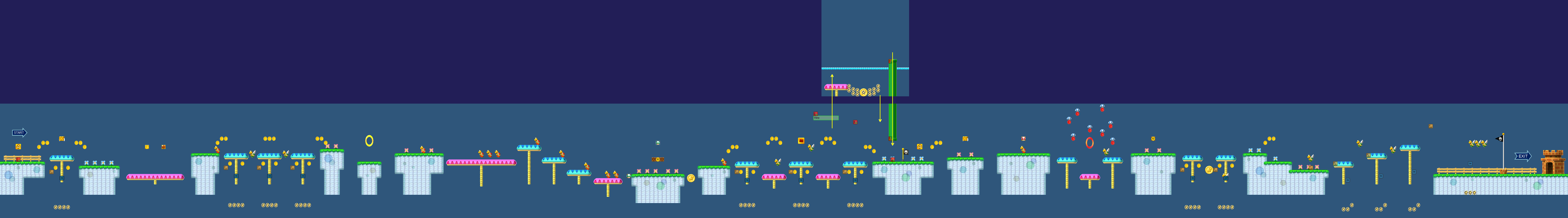 File:NSMB2 map 54.png - Super Mario Wiki, the Mario encyclopedia