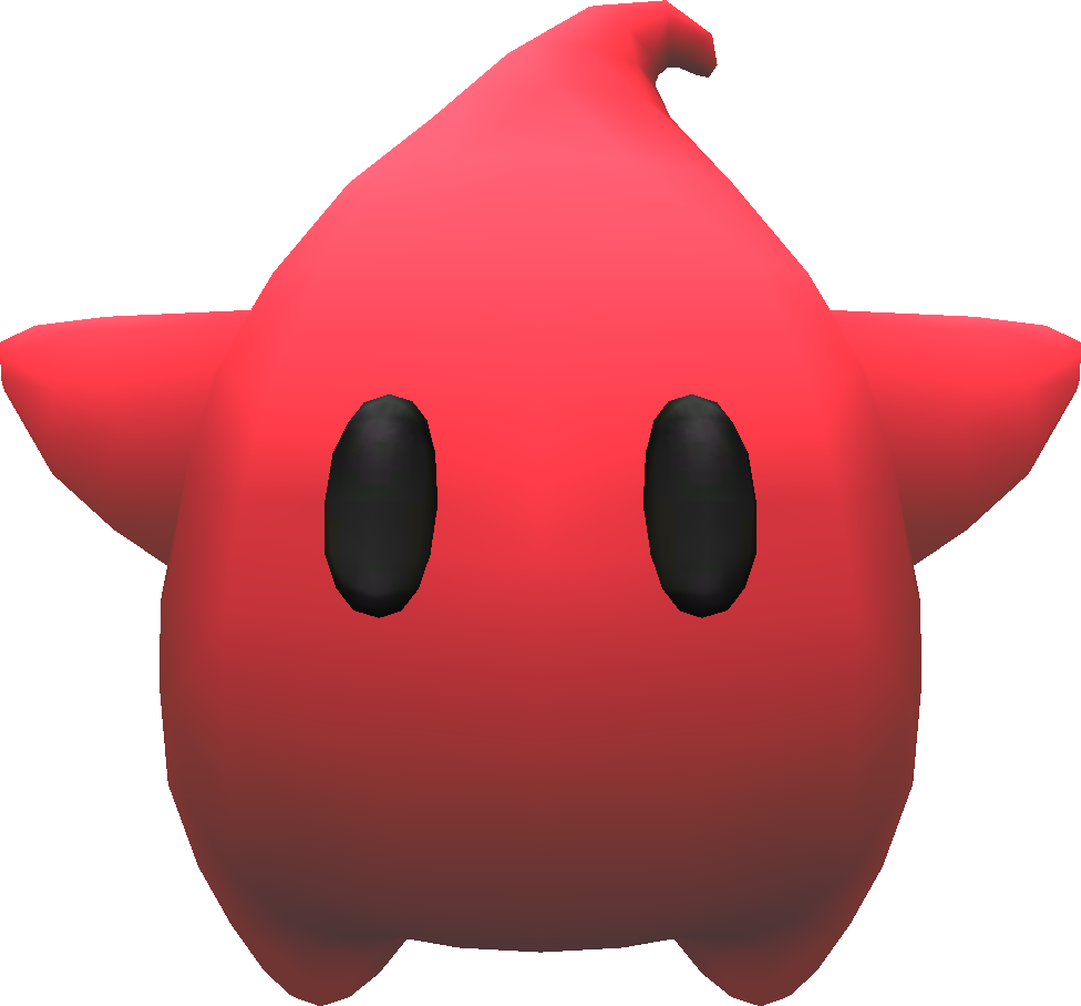 File:SMG Asset Model Luma (Red).png - Super Mario Wiki, the Mario ...