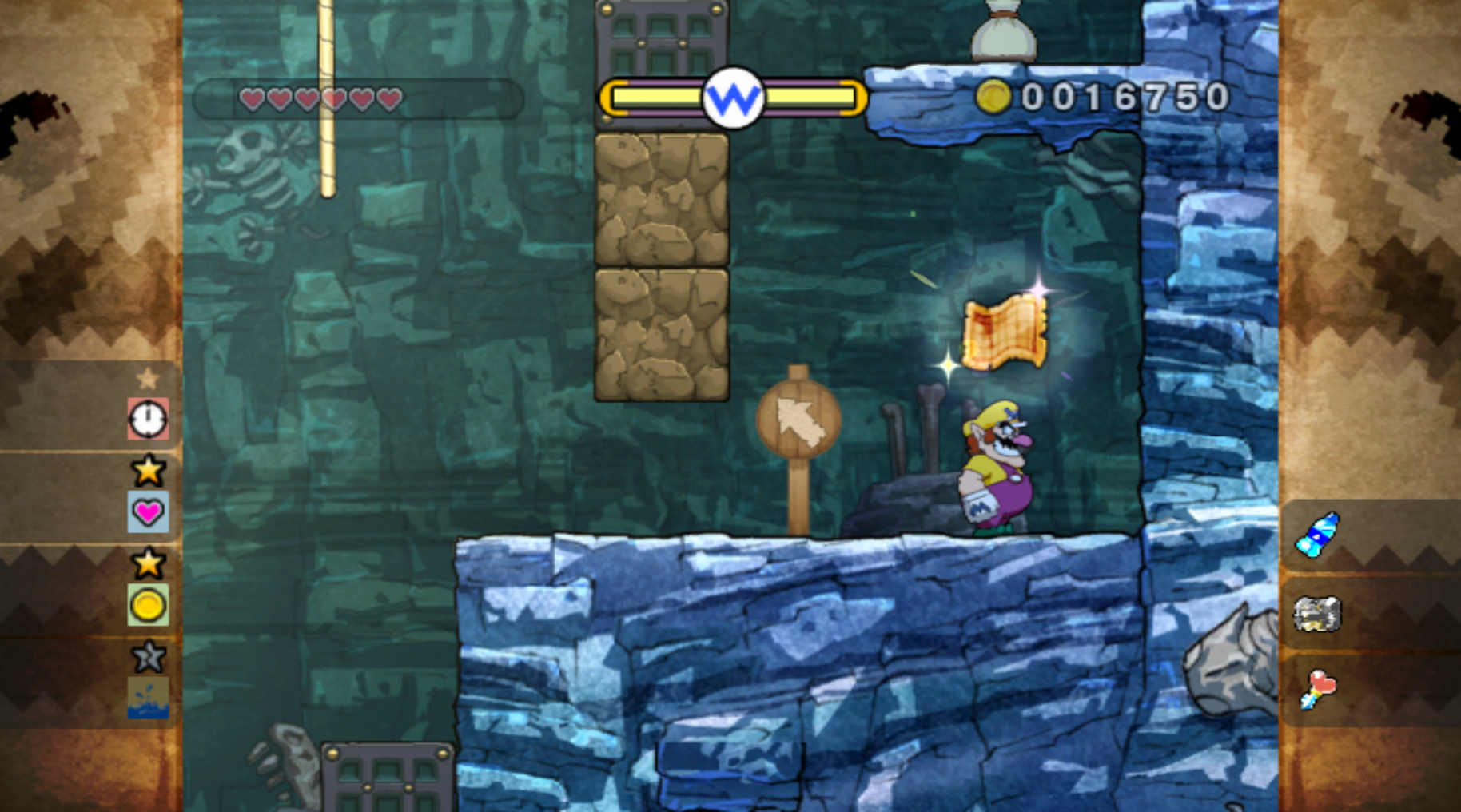 File:WLSI Foulwater Falls Secret Map.png - Super Mario Wiki, the Mario ...