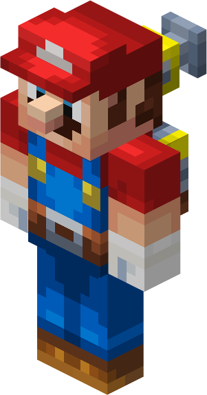 File:Minecraft Mario Mash-Up Mario with FLUDD.png - Super Mario Wiki ...