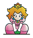 File:Peach SMB2 Sticker.png - Super Mario Wiki, the Mario encyclopedia