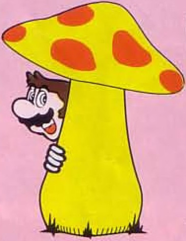 File:Mario Behind Mushroom.jpg - Super Mario Wiki, the Mario encyclopedia