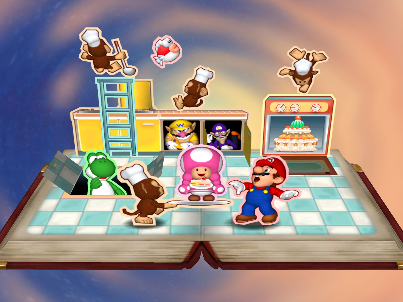 File:KitchenMonkeys2.png - Super Mario Wiki, the Mario encyclopedia