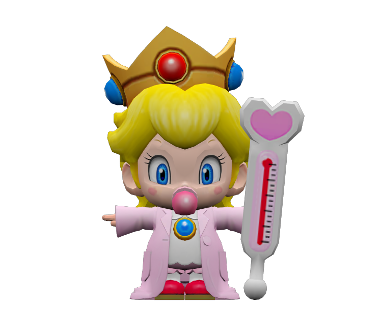 File:DMW Dr Baby Peach Model.png - Super Mario Wiki, the Mario encyclopedia