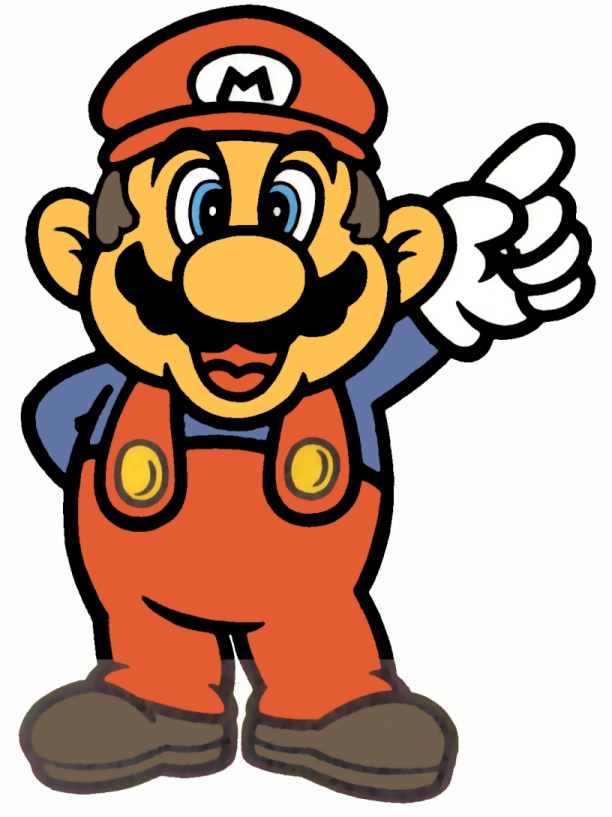 File:SMBLL Mario Pointing Artwork.jpg - Super Mario Wiki, the Mario ...