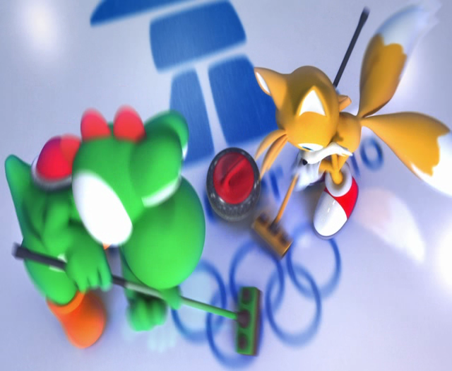 File:MASATOWG Yoshi and Tails curling.png - Super Mario Wiki, the Mario ...