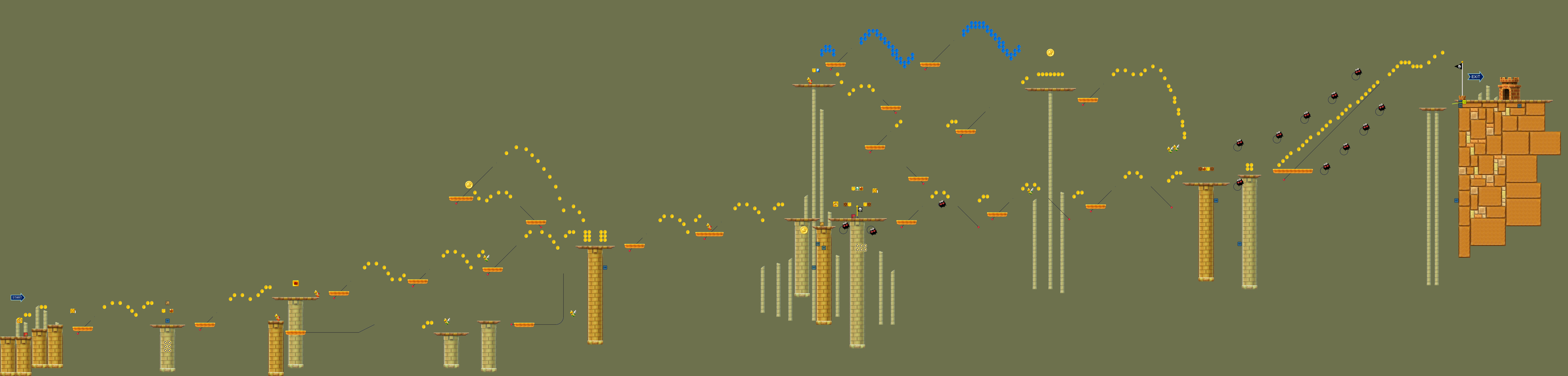 File:NSMB2 map 2A.png - Super Mario Wiki, the Mario encyclopedia