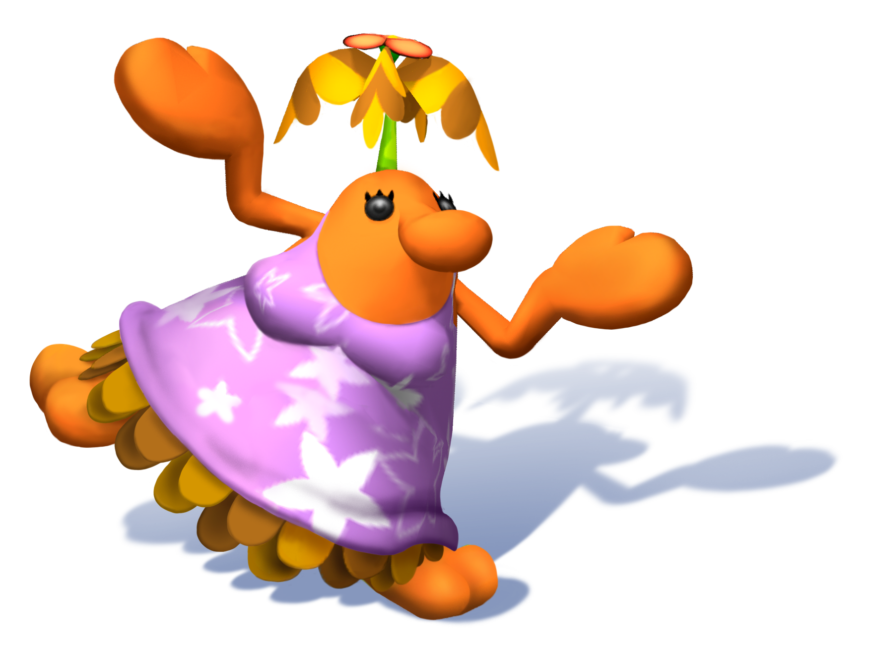 File:Orange Pianta SMS.png - Super Mario Wiki, the Mario encyclopedia