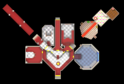 File:SM64DS Mushroom Castle First Floor Map.png - Super Mario Wiki, the ...