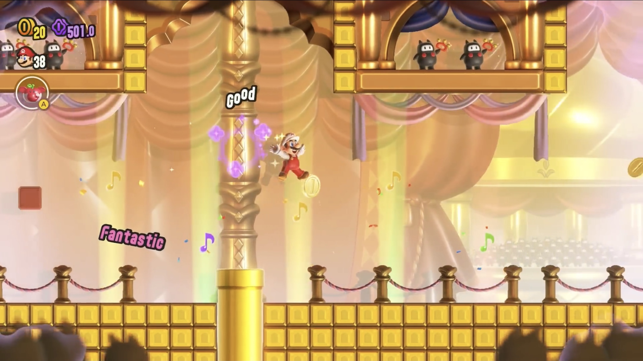 File:SMBW Ninji Jump Party Wonder Effect.jpg - Super Mario Wiki, the ...