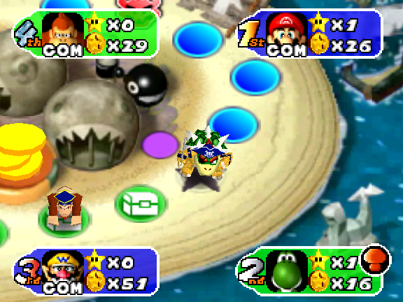 File:MP2 Pirate Land Bowser Bomb.png - Super Mario Wiki, the Mario ...
