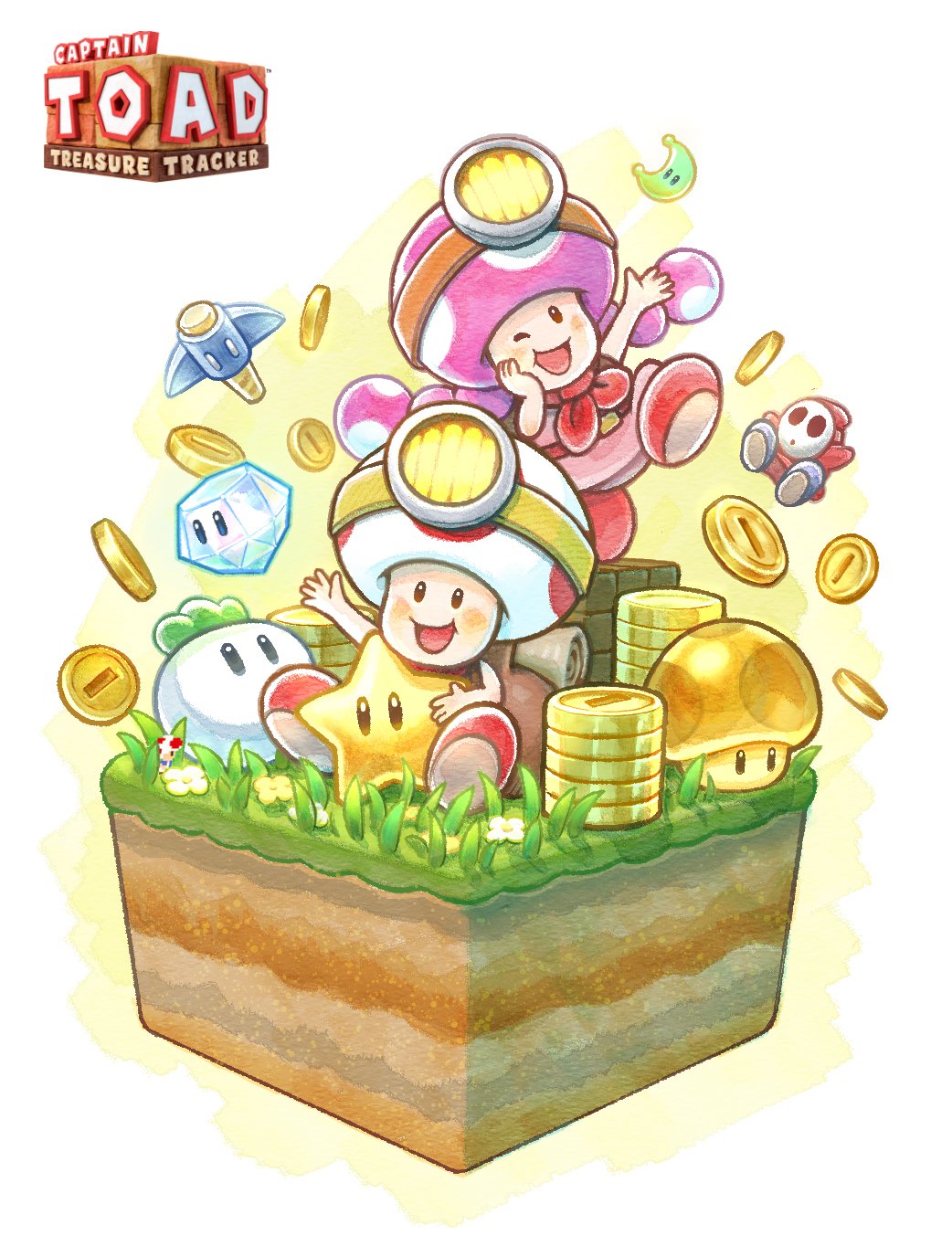 File:CTTT Captain Toad Toadette.jpg - Super Mario Wiki, the Mario ...