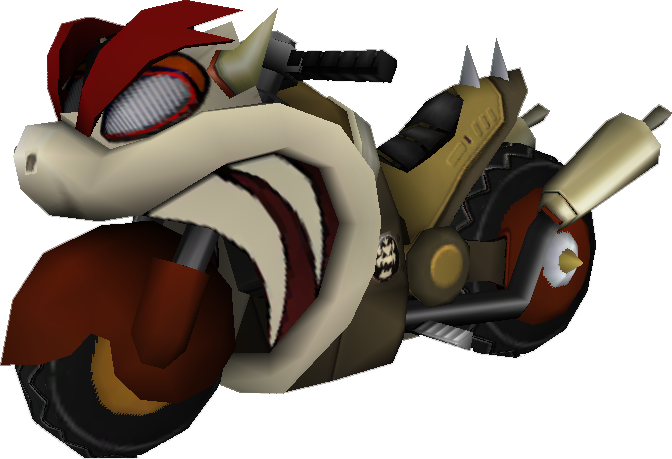 File:Flame Runner (Dry Bowser) Model.png - Super Mario Wiki, the Mario encyclopedia