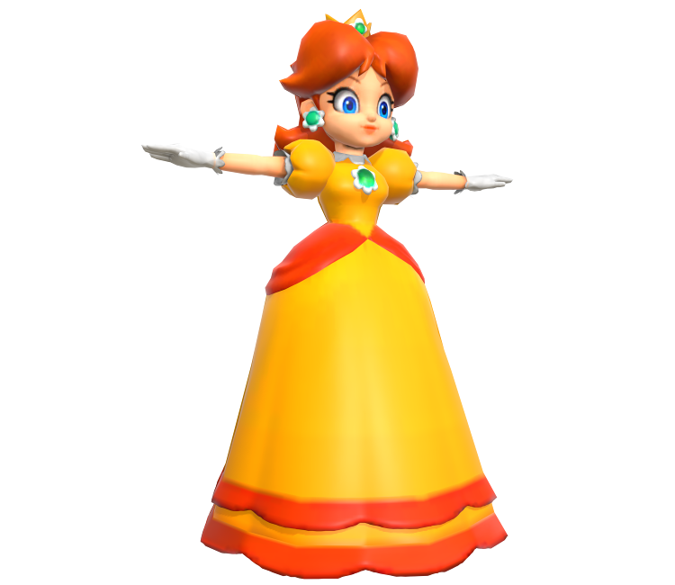 File:MKTDaisyModel.png - Super Mario Wiki, the Mario encyclopedia