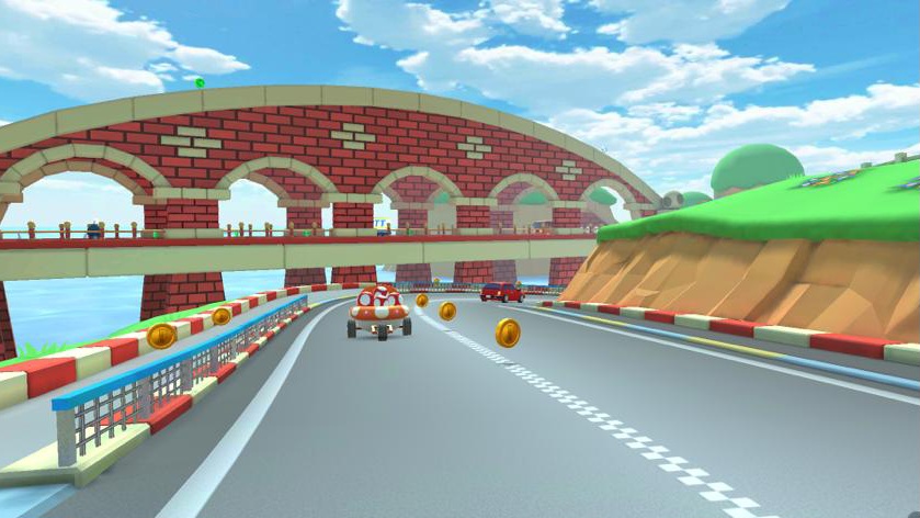 File:MKT GCN Mushroom Bridge Road.jpg - Super Mario Wiki, the Mario ...