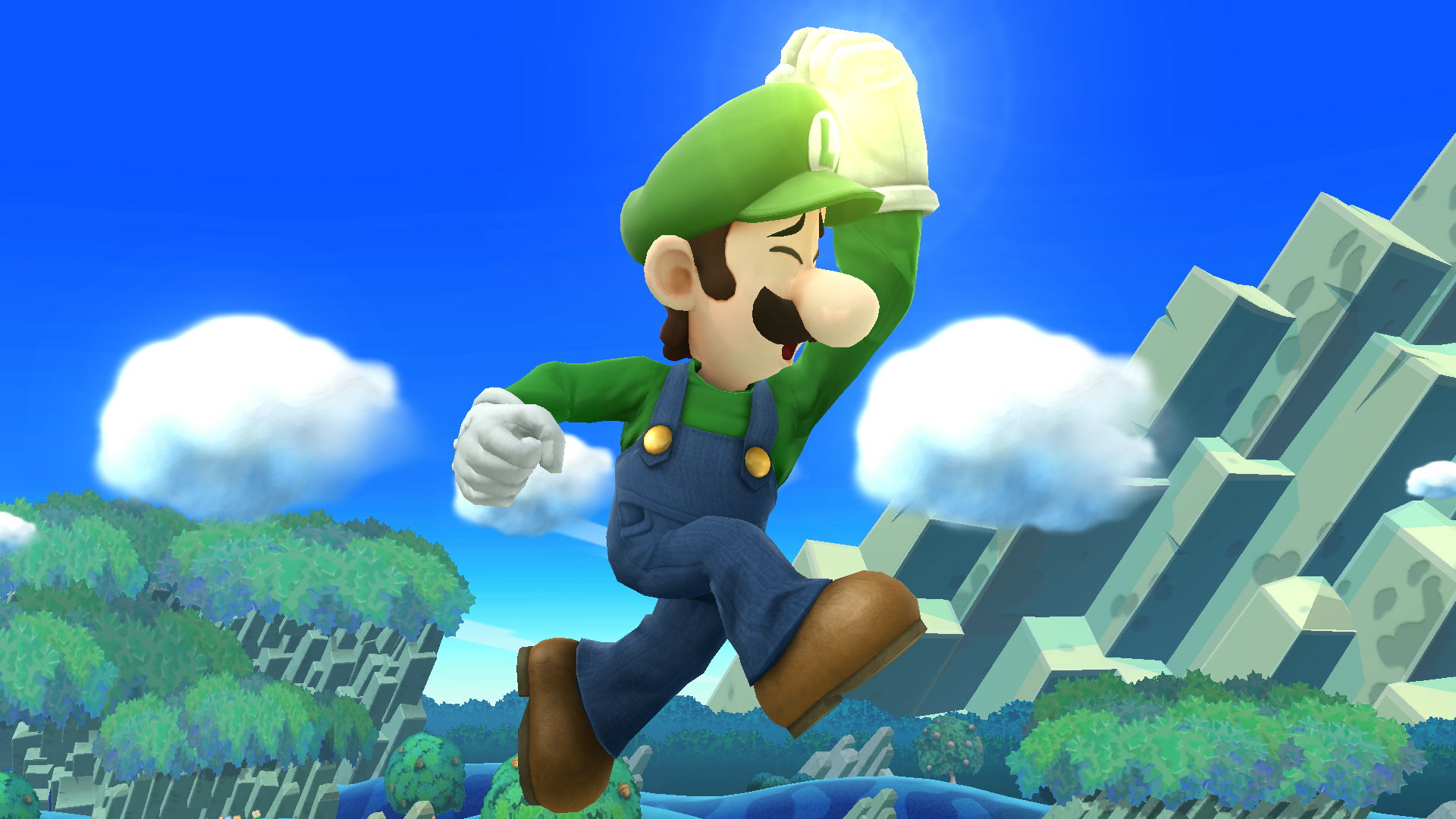 File:Luigi SuperJumpPunch-SSB4 Wii U.jpg - Super Mario Wiki, the Mario ...