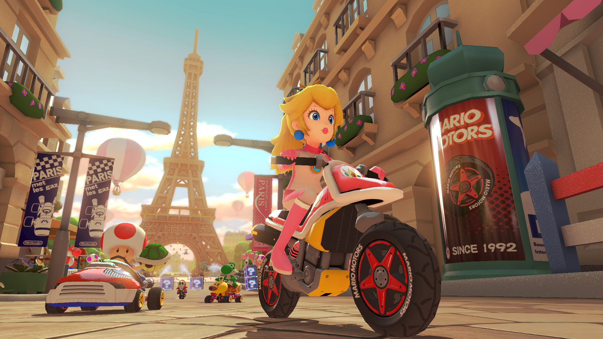File:MK8D Paris Promenade Racing.png - Super Mario Wiki, the Mario ...