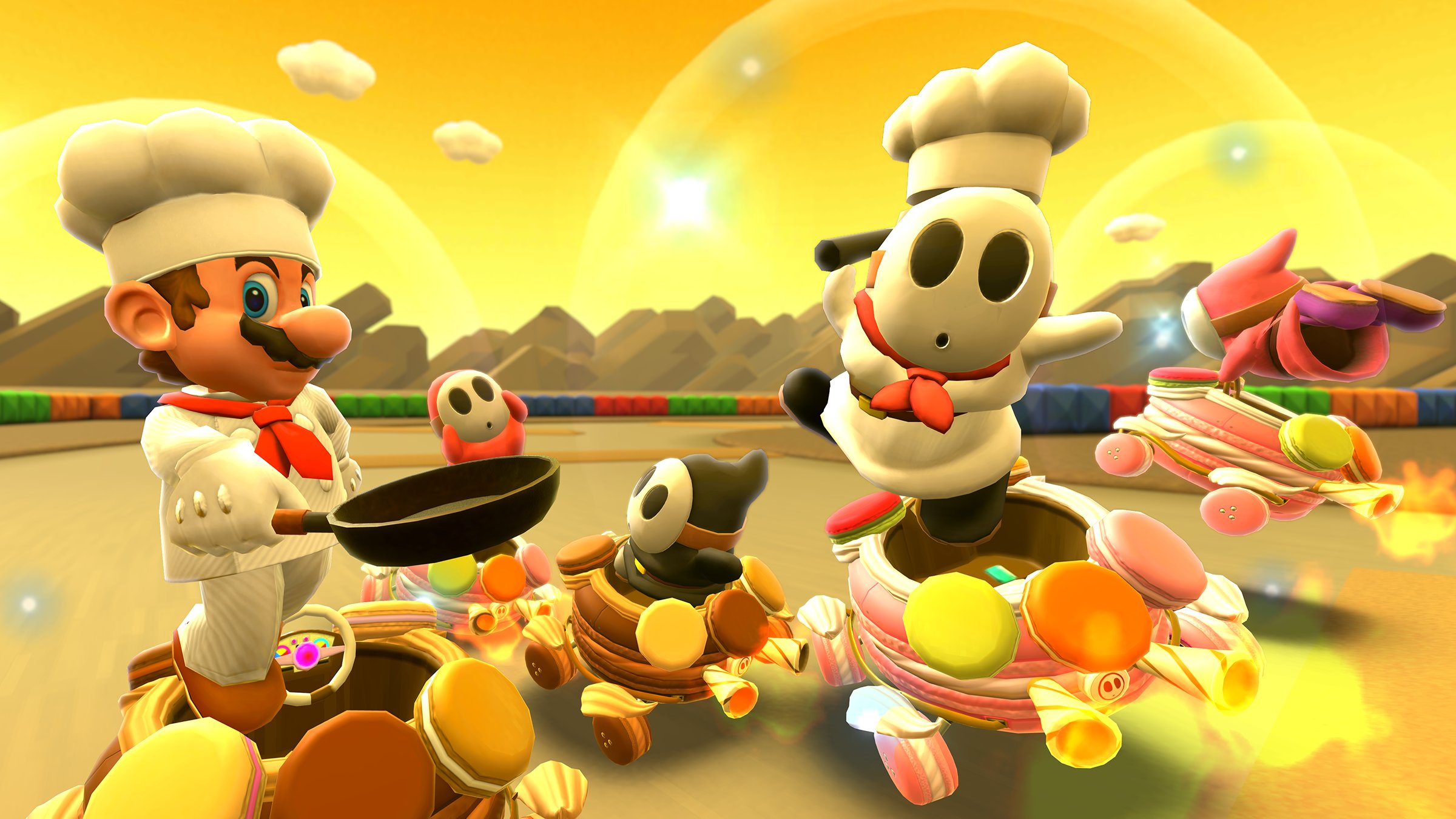 File:MKT Mario Chef and Shy Guys.jpg - Super Mario Wiki, the Mario ...