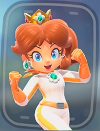 File:MKWorld Daisy Costume 3.png - Super Mario Wiki, the Mario encyclopedia