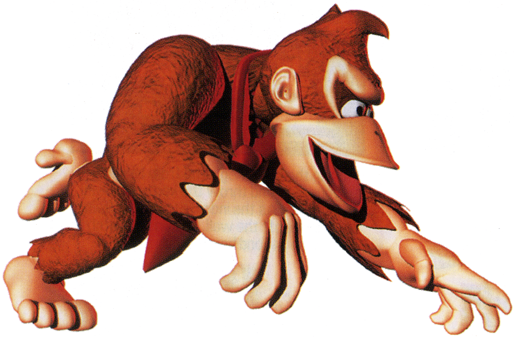 File:DK running DKC art.png - Super Mario Wiki, the Mario encyclopedia