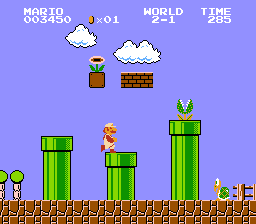 File:SMB NES 2-1 Pipes Screenshot.png - Super Mario Wiki, the Mario ...