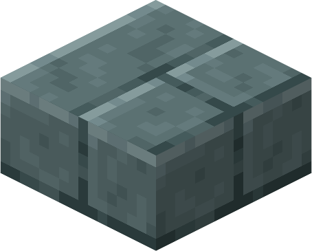 File:Minecraft Mario Mash-Up Deepslate Brick Slab Render.png - Super ...
