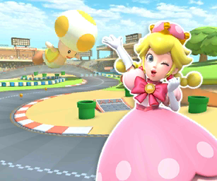 File:MKT Icon ToadCircuit3DS Peachette.png - Super Mario Wiki, the ...