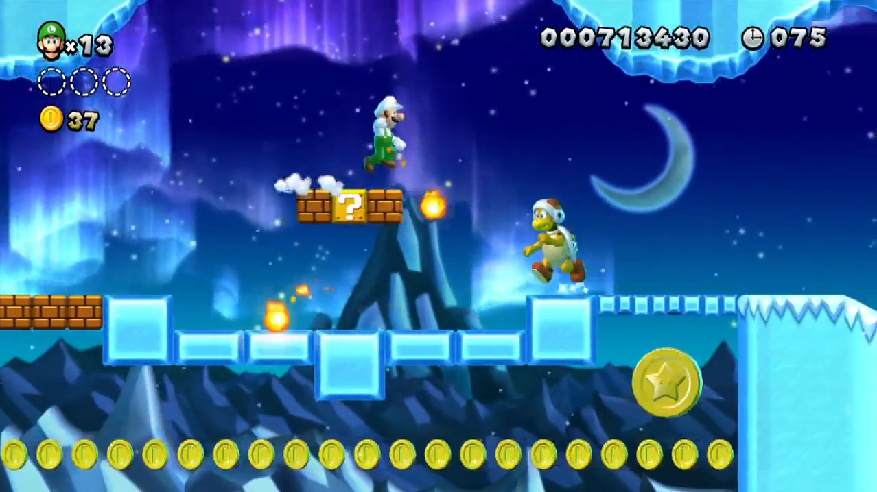 File:NSLU Fire and Ice Screenshot.png - Super Mario Wiki, the Mario encyclopedia