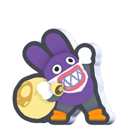 File:Standee Posing Nabbit.png - Super Mario Wiki, the Mario encyclopedia