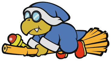 File:Kamek flying PMTOK sprite.png - Super Mario Wiki, the Mario encyclopedia