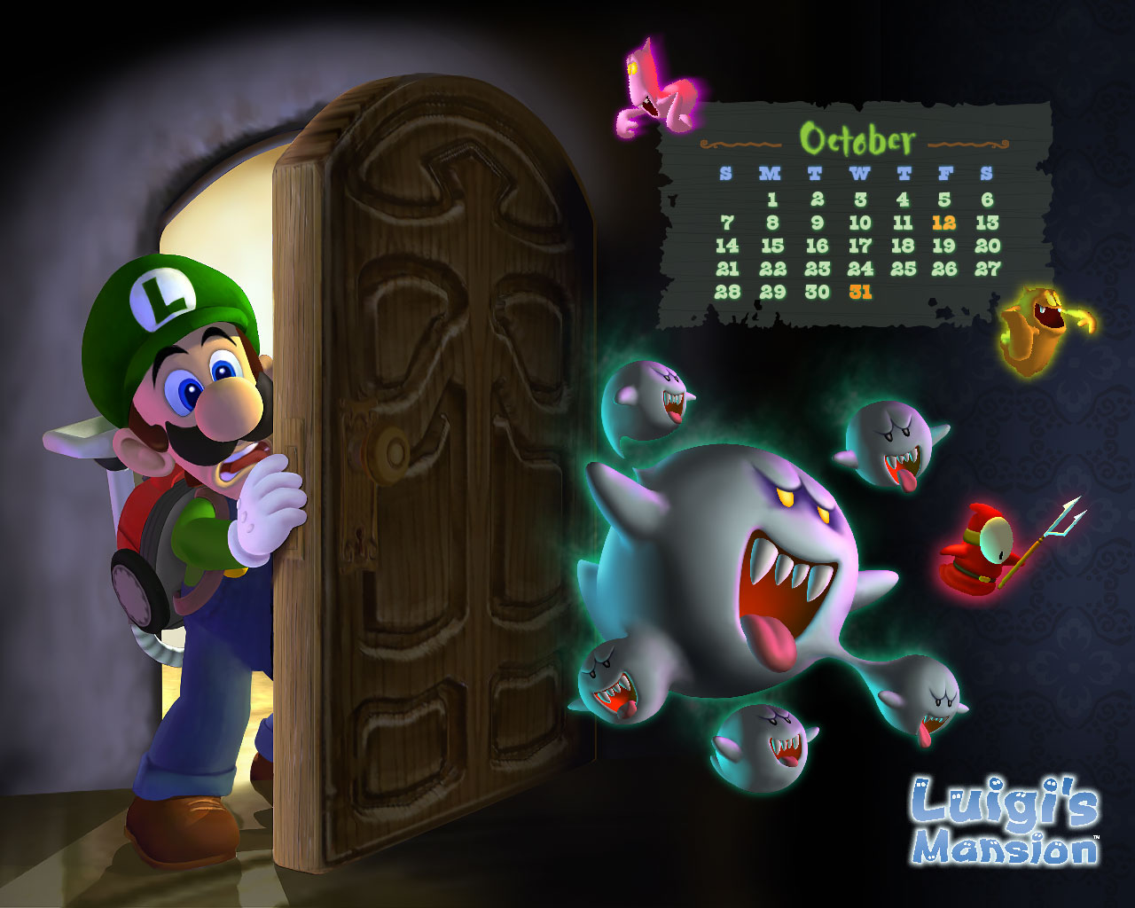 File:Luigi Oct Calendar Desktop.jpg - Super Mario Wiki, the Mario ...